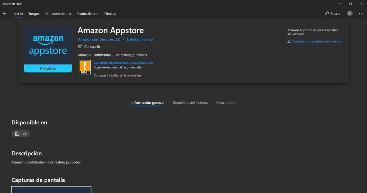 La Amazon Appstore ya está en la tienda de Windows